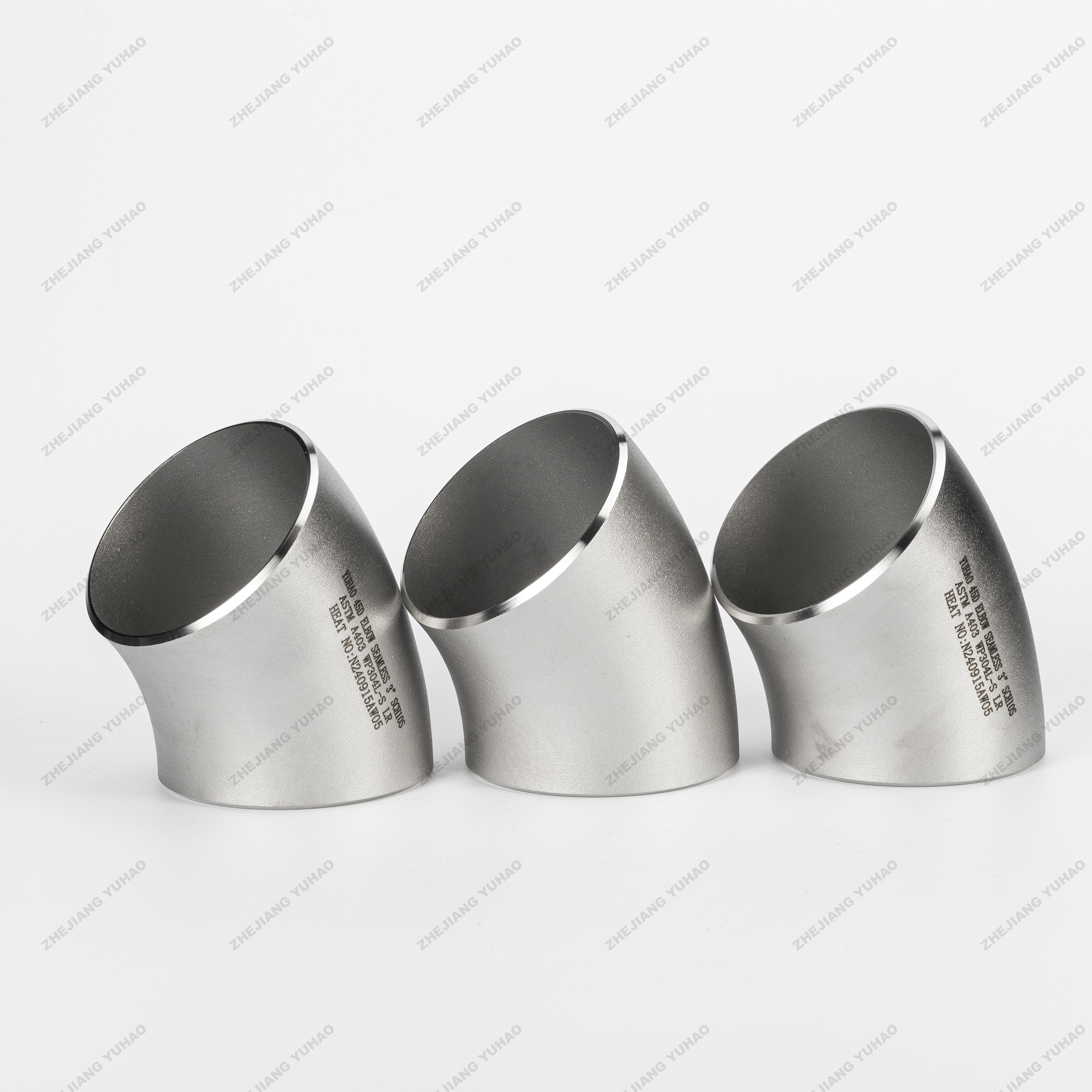 403 Steel Butt Welding Elbow Beveled Edge 45 Degree Stainless Steel ...
