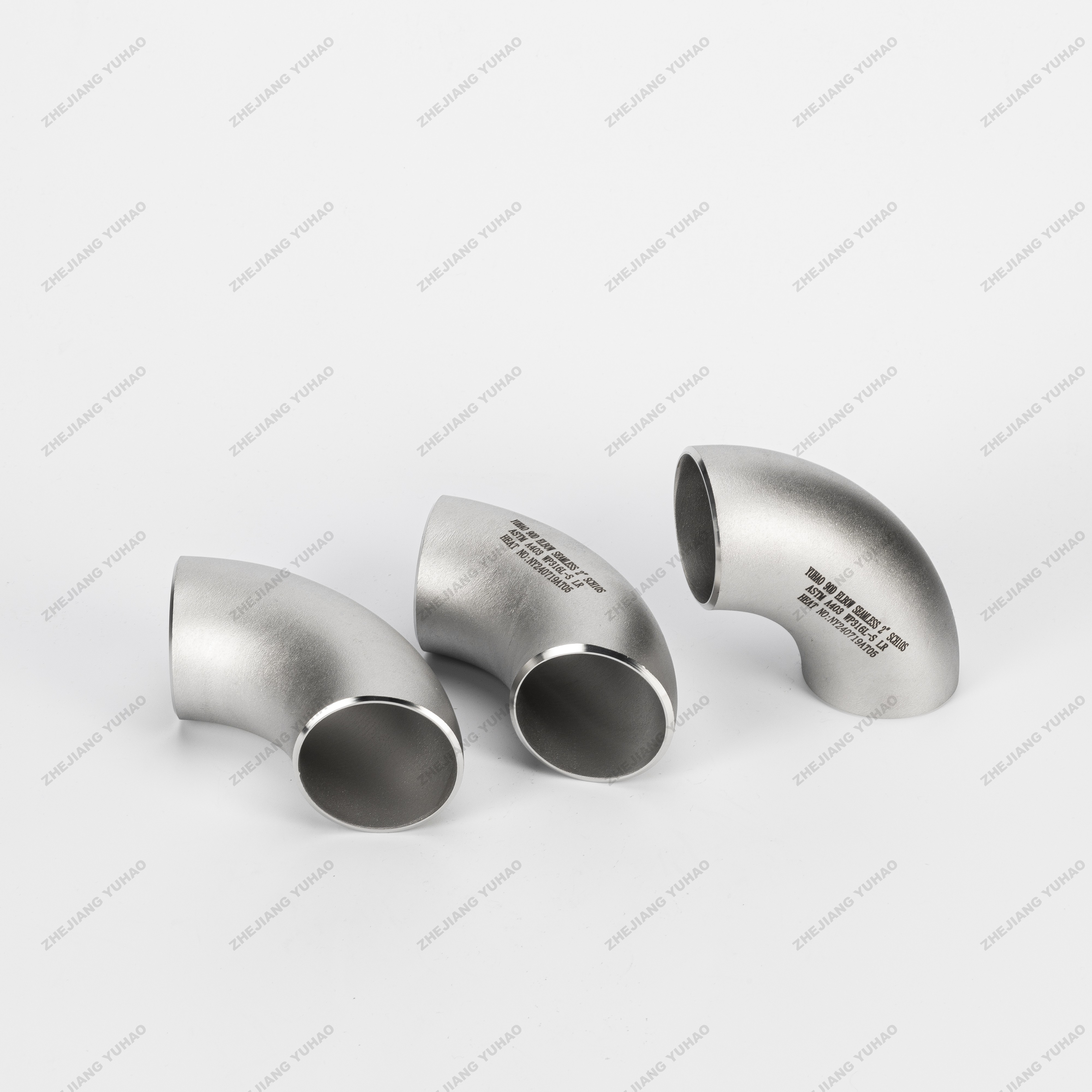 304 Stainless Steel Buttweld Pipe Fittings 90 Degree Stainless Elbow ...