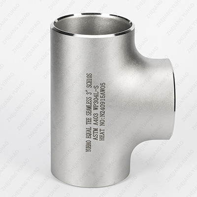 High Pressure SS BW Tube Stainless Steel Equal Tee Butt Welded Pipe ...